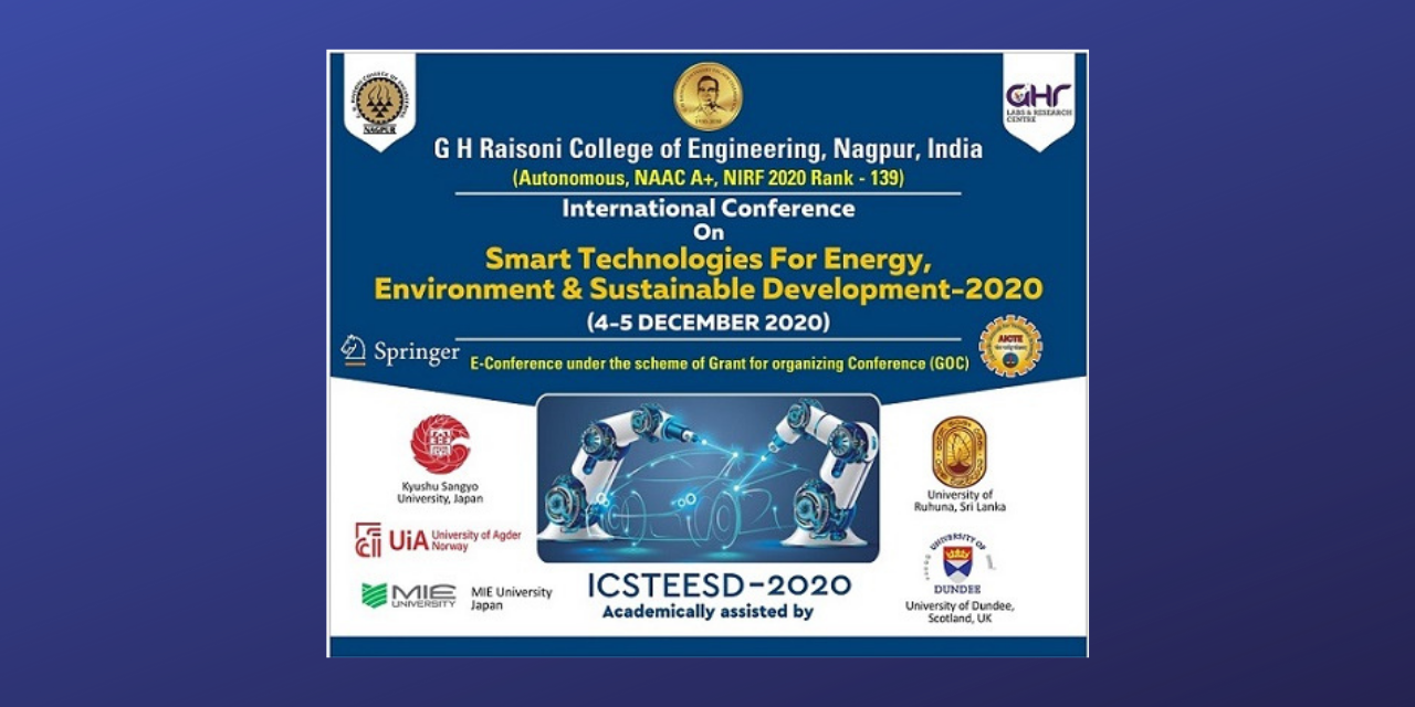 DEIE Collaborates in International Conference on Smart Technologies for ...