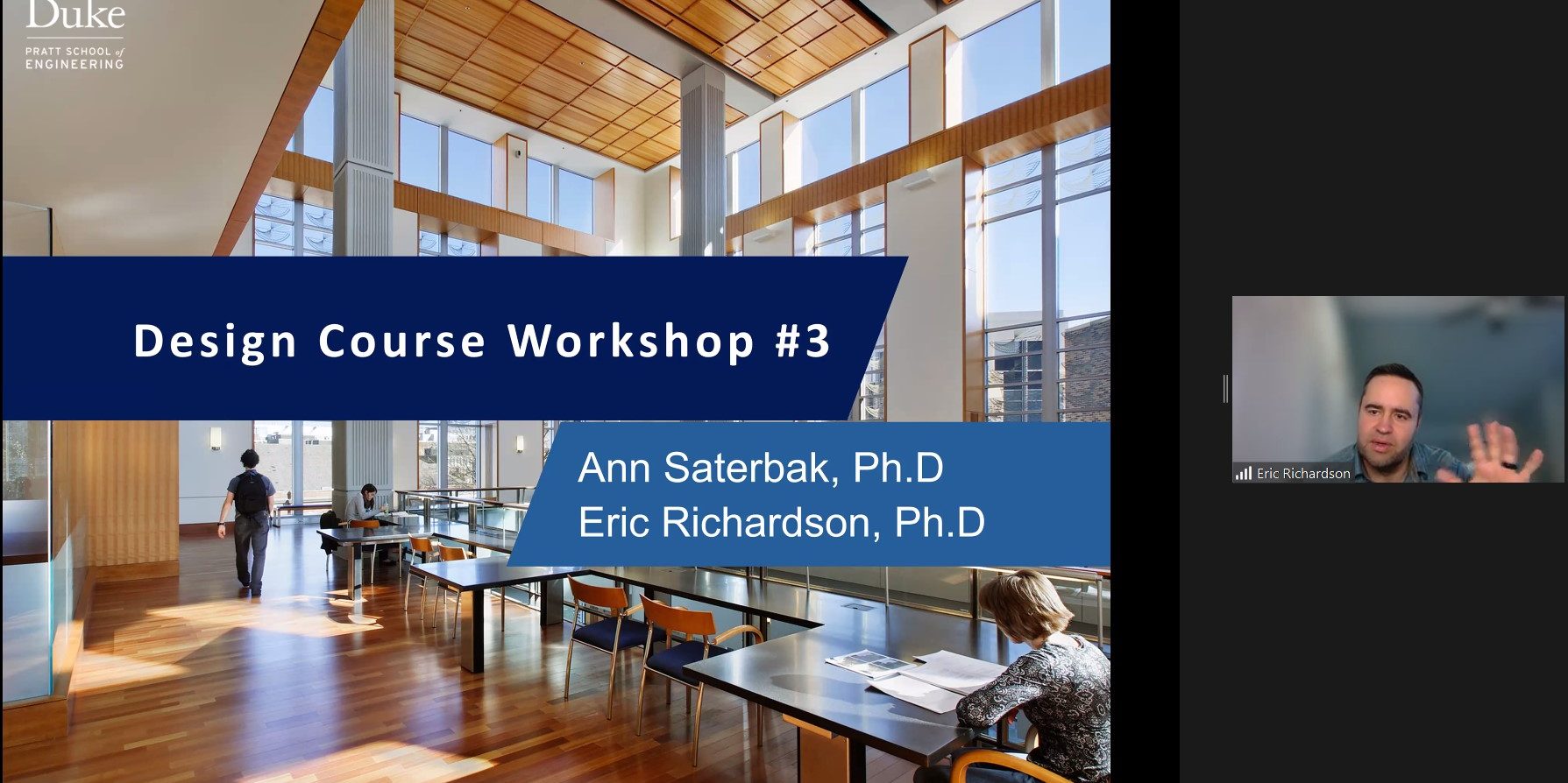 Staff Training on “Engineering Design Methodology” by Duke University ...