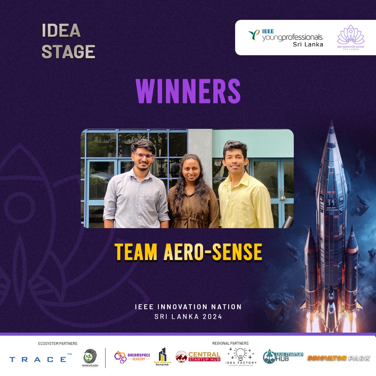 Team Aero-Sense Secures All-Island First Place in IEEE Innovations ...
