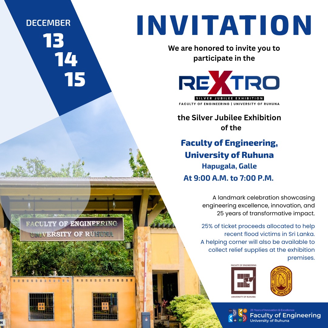 REXTRO Exhibition 2025 – Discover Innovation at the Faculty of ...