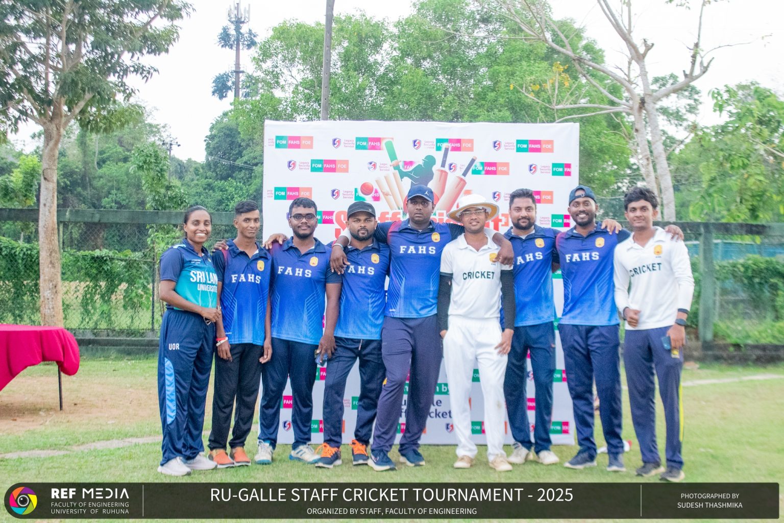 Faculty of Engineering Academic Team Triumphs at Ru-Galle Staff Cricket Tournament 2025 ...