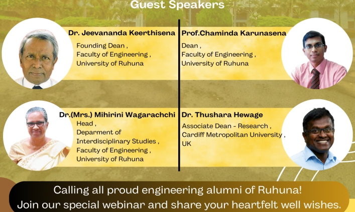 Faculty of Engineering, University of Ruhuna – Official Website of ...